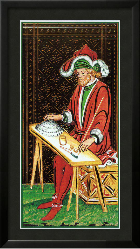 Quadro Emoldurado Tarô Visconti Sforza Arcano Maior 1 O Mago De A A Atanassov Escola De